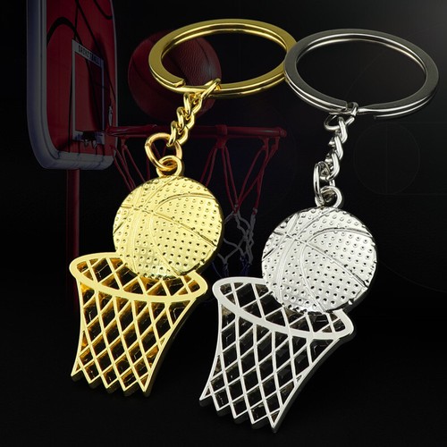 Basketball Keychain Keyring Zinc Alloy Anti-rust Sports Basketball Key ...