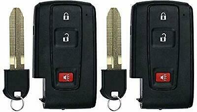 2 Replacement For 2004 2005 2006-2009 Toyota Prius Car Key Fob Remote ...