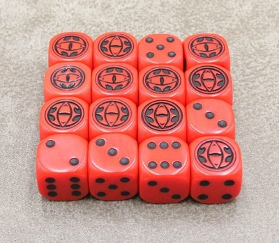LOTR MESBG MORDOR DICE x16 THE LIDLESS EYE Dol Guldur Really Nice GW ...