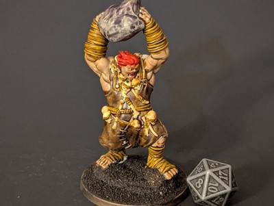 Painted DND Ogre Miniature | eBay