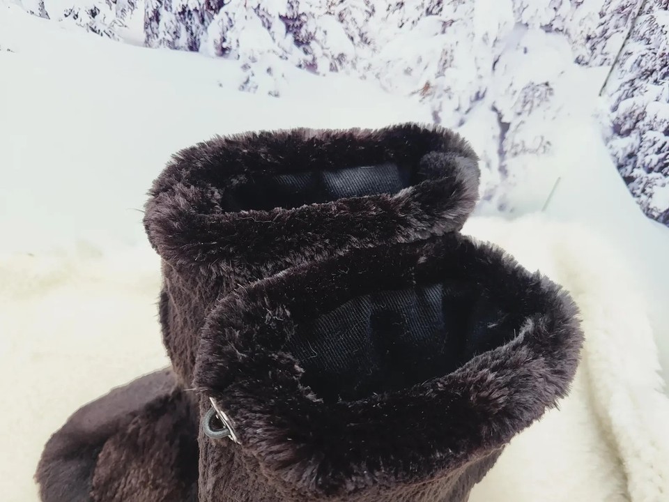 Beaver fur home boots for Women and girls, Genuine Fur Home Shoes,Gift ...