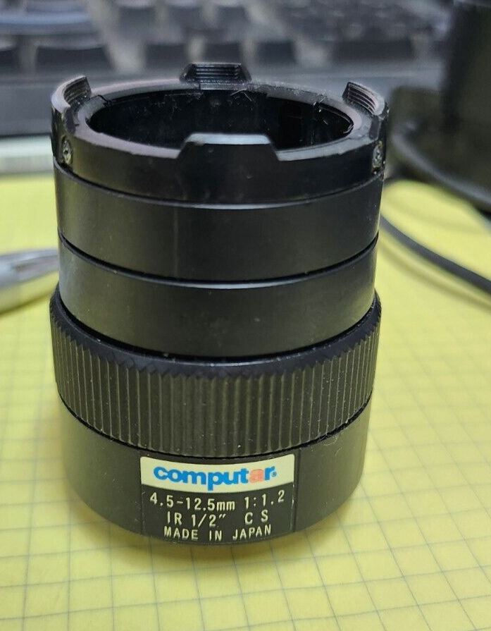 Computar 4.5-12.5mm 1:1.2 1/2" Manual Iris CS-Mount Lens | eBay