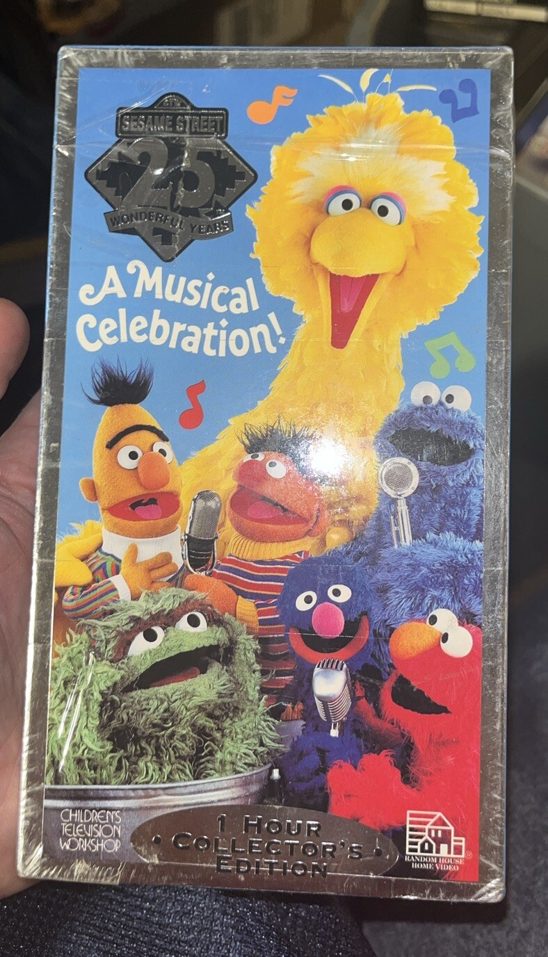 Sesame Street 25th Birthday A Musical Celebration VHS 1993 74645131931 ...