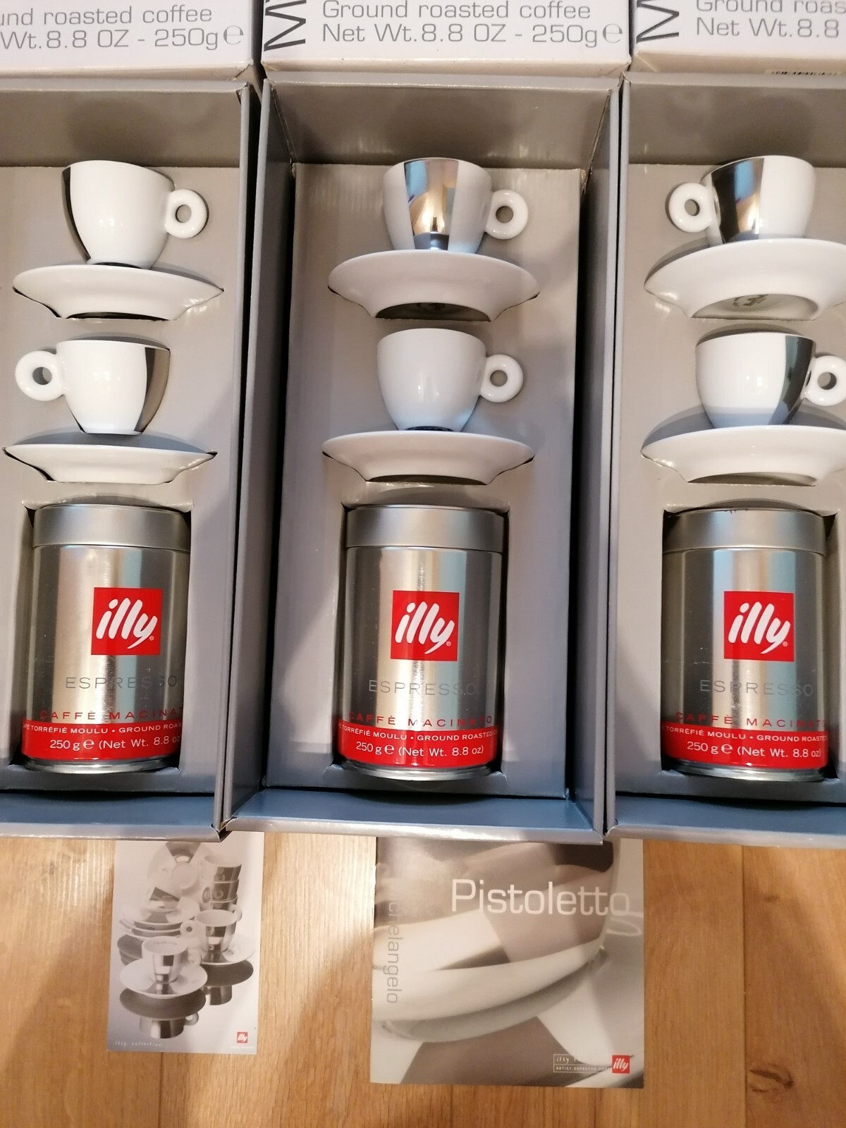 illy collection 2002 espresso cups Michelangelo Pistoletto | eBay