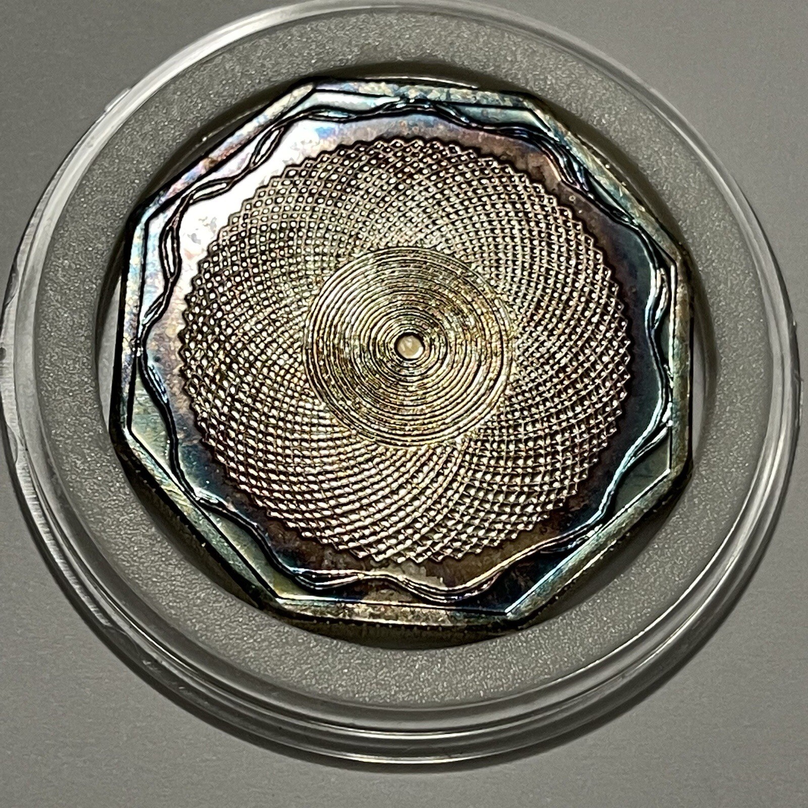 1851 Octagon Shaped Coin Copy Rainbow Toning 1 Troy Oz .999 Fine Silver ...