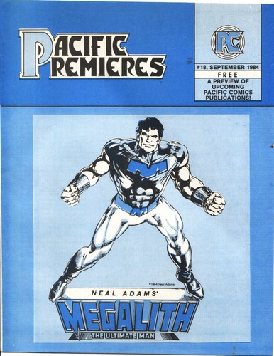 Pacific Premieres #18 9/1984-Neal Adams cover-Original Pacific Comics ...