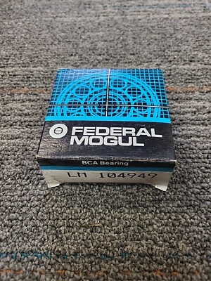 Federal Mogul Bearing LM104949 TS Tapered Single Roller Bearing Vintage ...