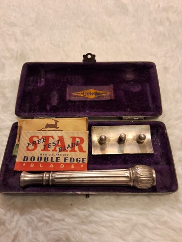 Shaver Gillette Abc Pocket Edition King Gillette Patent 1900's Metal ...