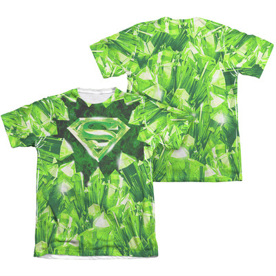 SUPERMAN KRYPTONITE SHIELD Licensed Adult Men's Graphic Tee Shirt SM ...
