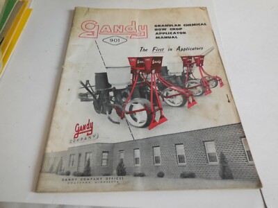 G3 Gandy 901 Granular Chemical Row Crop Applicator Manual | eBay
