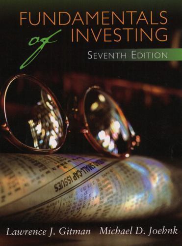 Fundamentals of Investing by Michael D. Joehnk and Gitman (1998, CD-ROM ...