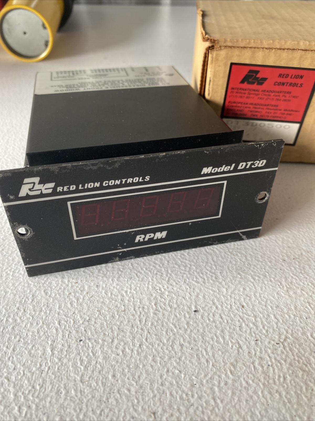 Red Lion Controls, RPM Tachmeter, Model DT3D, DT3D0500, NOS | eBay