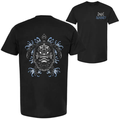 Neuf InkAddict Hommes Tidal Titan T-Shirt Noir XSMALL-3XLARGE Limité ...