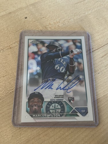 2023 Topps Chrome - Rookie Autographs Marcus Wilson #RA-MWI (AU, RC ...