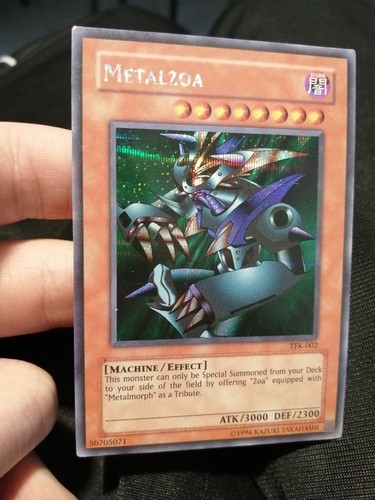 Yugioh Card Metalzoa TFK-002 Secret Parallel Rare American Promo ...