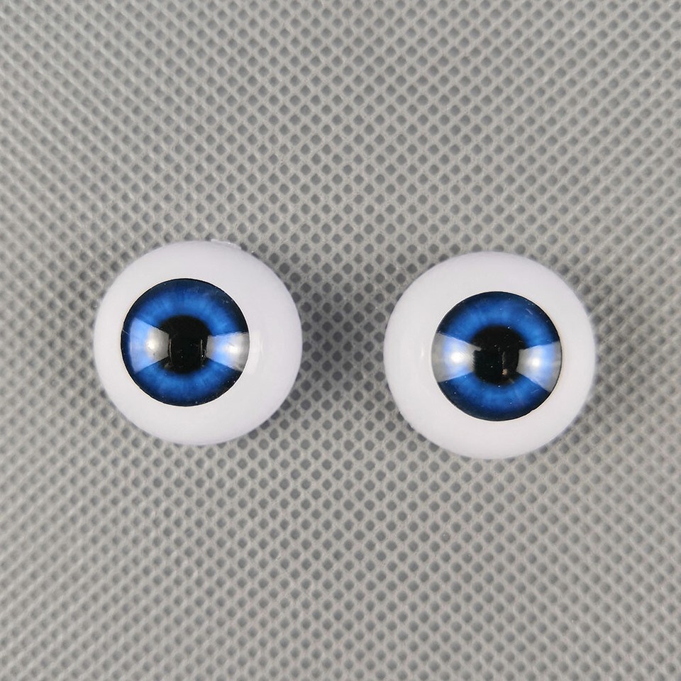 Realistic Acrylic Eyes Half Round Eyeballs for Reborn Dolls OOAK BJD ...