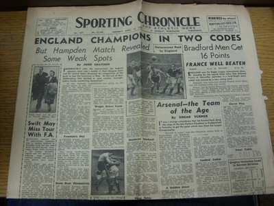 12/04/1948 Sporting Chronicle & Athletic News: No.22090 - Main Headline ...