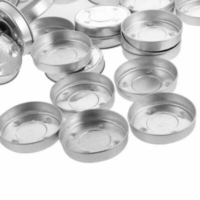 100x Candle Containers Making Aluminum Tealight Empty Case Tea Light ...