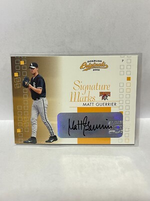 2002 Donruss Originals Signature Marks #41 Matt Guerrier /200 | eBay