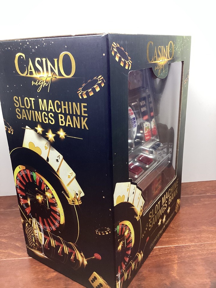 Casino Night Slot Machine Saving Bank Casino Style In Your Home New ...