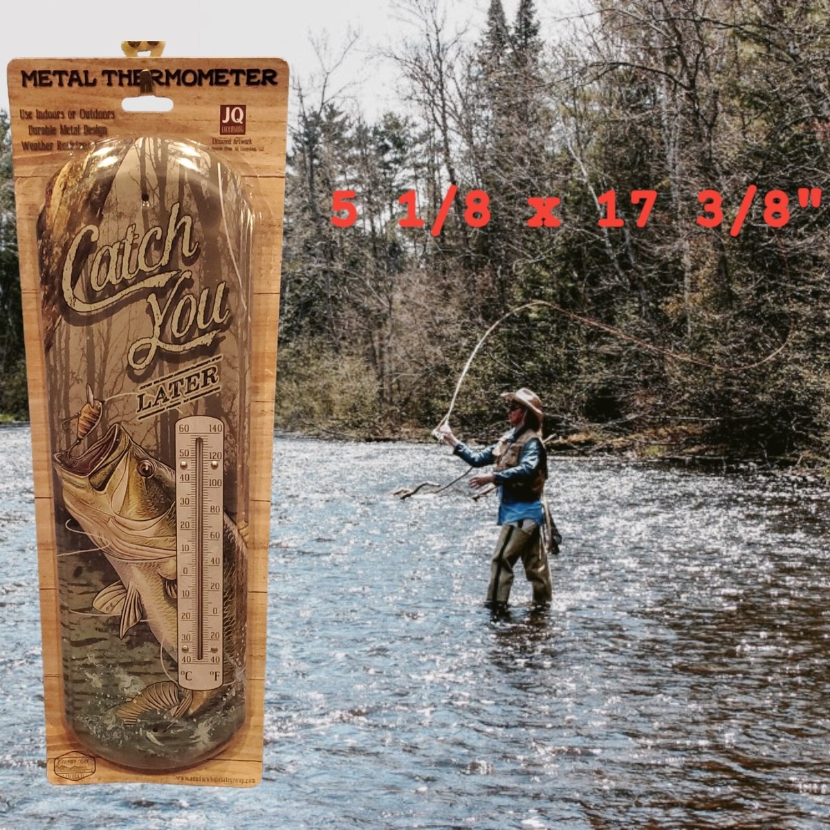 Large Metal Outdoor Thermometer 1pc Thermometer, Hygrometer