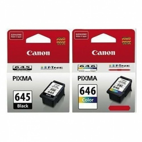 3 Original Canon - 2x PG-645 Black + CL-646 Colour Ink For PIXMA MG2560 ...