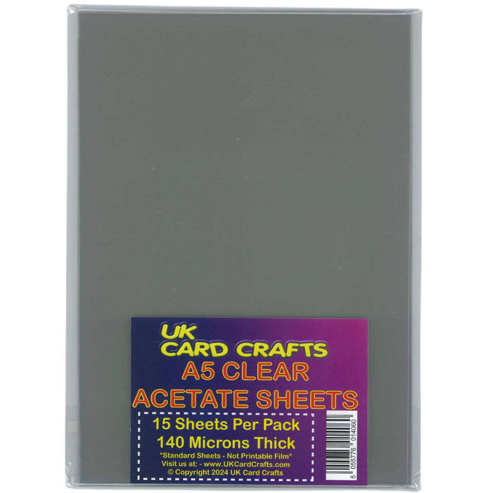 Acetate Sheets Transparent Clear OHP, Craft, Office Acetate Film ...