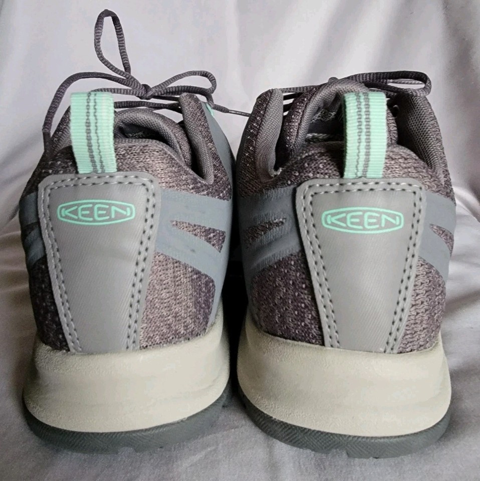 KEEN Terradora II Waterproof Hiking Shoe Womens Sz 10 Grey Ocean Wave ...