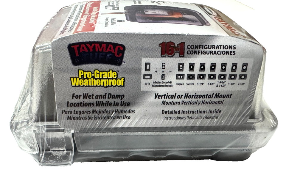 Taymac MM410C Weatherproof In-Use Cover – 1-Gang, Durable Outdoor ...