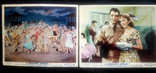 (2) 20th Century Fox Photos "A PRIVATE'S AFFAIR" 1959 - Sal Mineo ...
