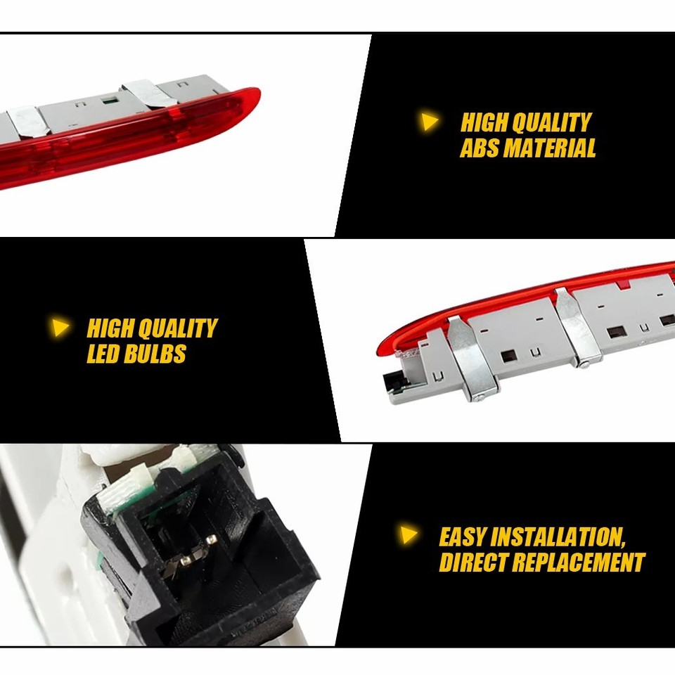 Red Third Brake Light 1648201056 3rd High Brake Lamp for ML Class W164 ...