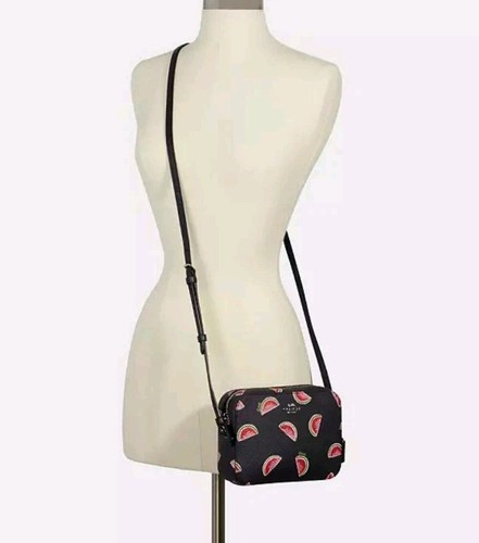 COACH Watermelon Print Mini Camera Crossbody Bag NWT | eBay