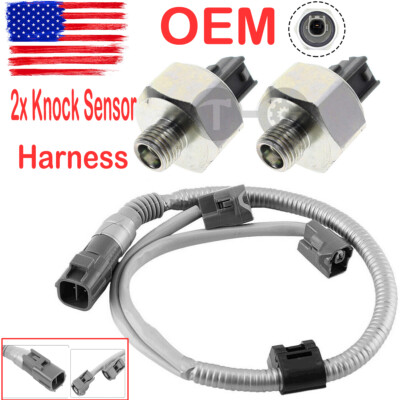 OEM 2 Knock Sensors & harness for Toyota Lexus RX330 IS300 SC300 GS300 ...
