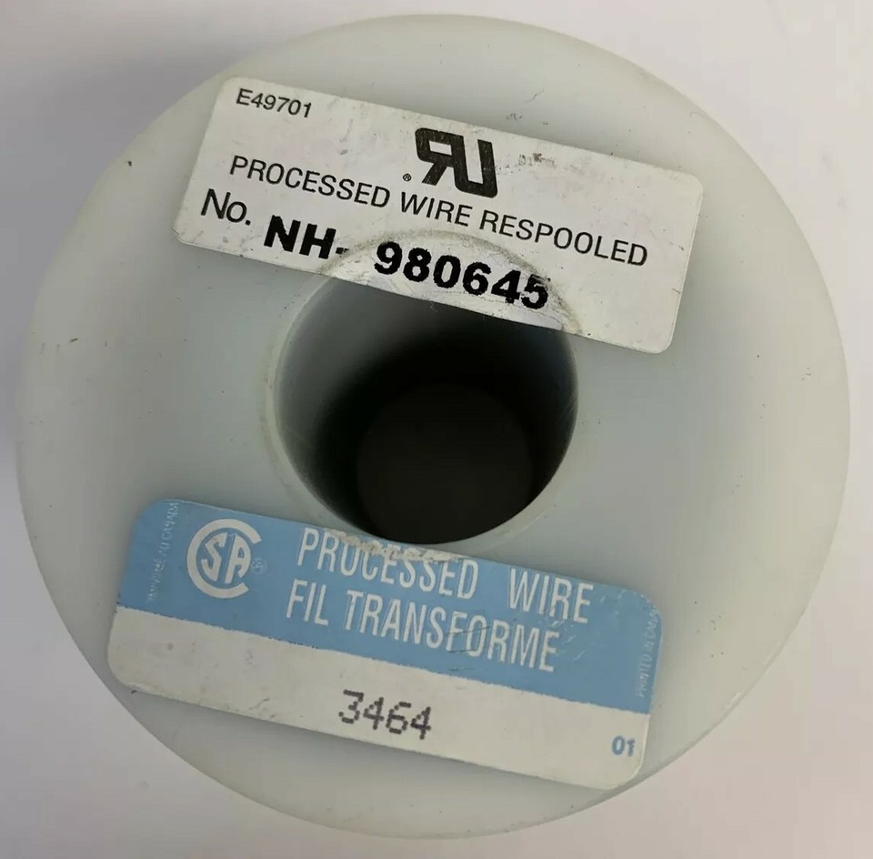 New Processed Wire Respooled 822-0 100ft. Black 100ft. Fast Shipping ...