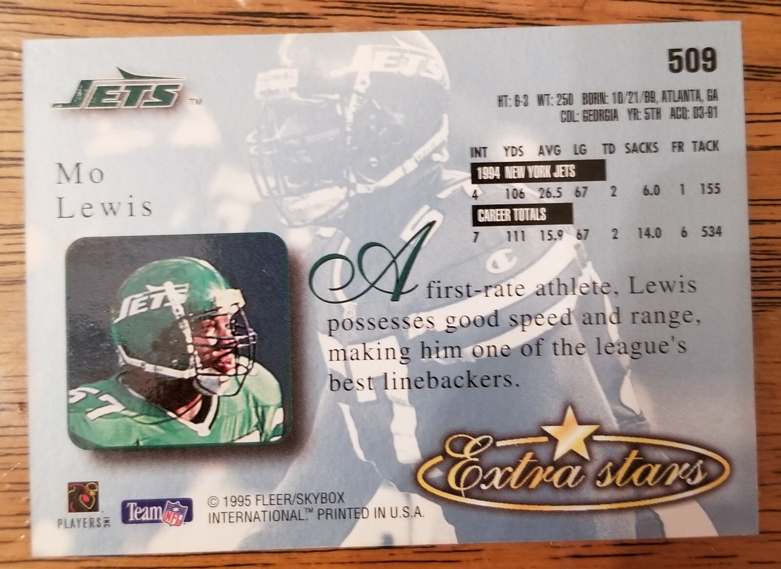 1995 Fleer Ultra - Extra Stars #509 Mo Lewis for sale online | eBay