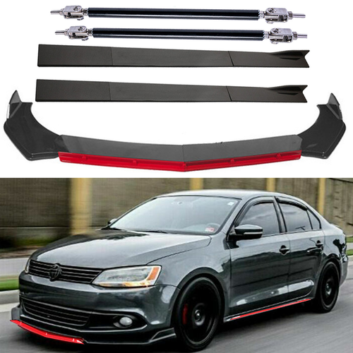 For VW Jetta MK6 MK7 Front Bumper Lips Splitter Spoiler Side Skirts ...