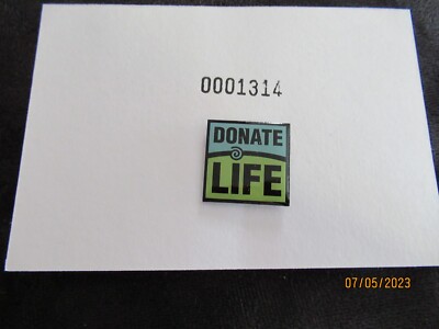 Beautiful New Two-tone Green "DONATE LIFE" Organ Donation Hat Tie Pin ...