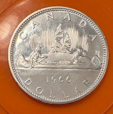 1966 Silver Dollar coin Canada UNC from Canada Mint Set | eBay