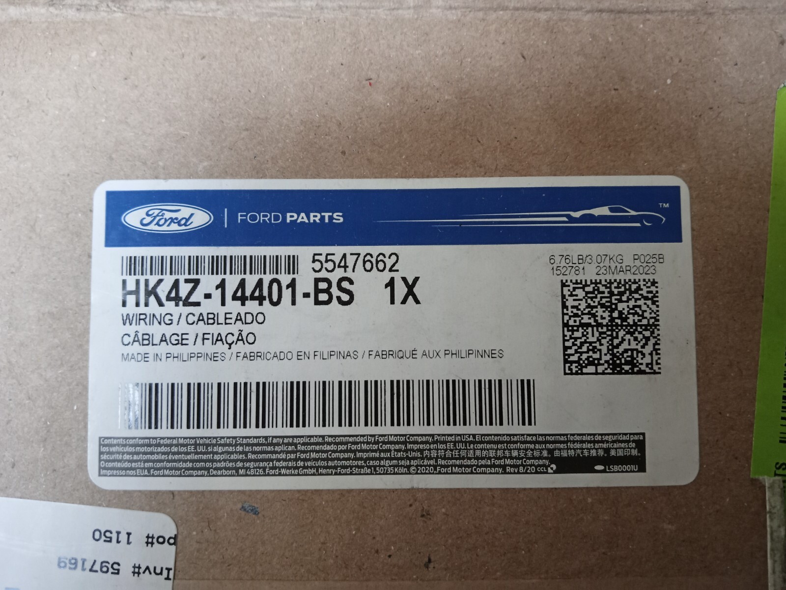 OFFICIAL FORD WIRING HARNESS HK4Z-14401-BS FOR 2017-2021 150/250/350 ...