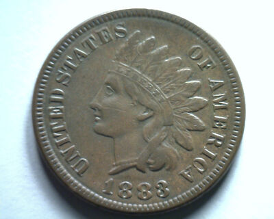 1883 INDIAN CENT PENNY EXTRA FINE XF EXTREMELY FINE EF NICE ORIGINAL ...