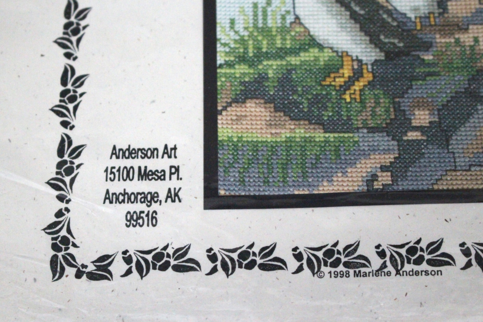 Alaskan Three Puffins Counted Cross Stitch Pattern Anderson Art Lowy ...