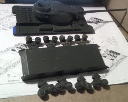 Amusing Hobby 1/35 British Heavy Tank Fv214 Conqueror MK I Armour Scale ...