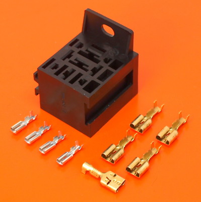 High Quality Relay Base Holder for 4, 5 & 9 Pin Flasher Unit Kit - 2 ...