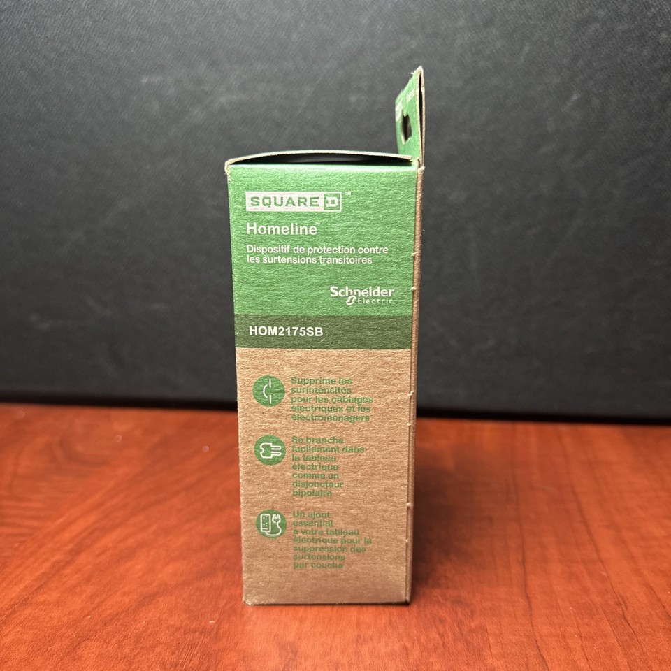 Square D HOM2175SB Homeline AC Power Surge Protector Surgebreaker (0900 ...