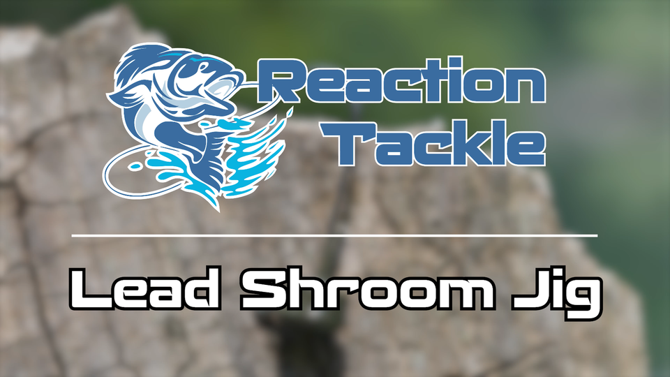Reaction Tackle Lead Mushroom Head Ned Rig Shroom Jig Heads (25-Pack ...