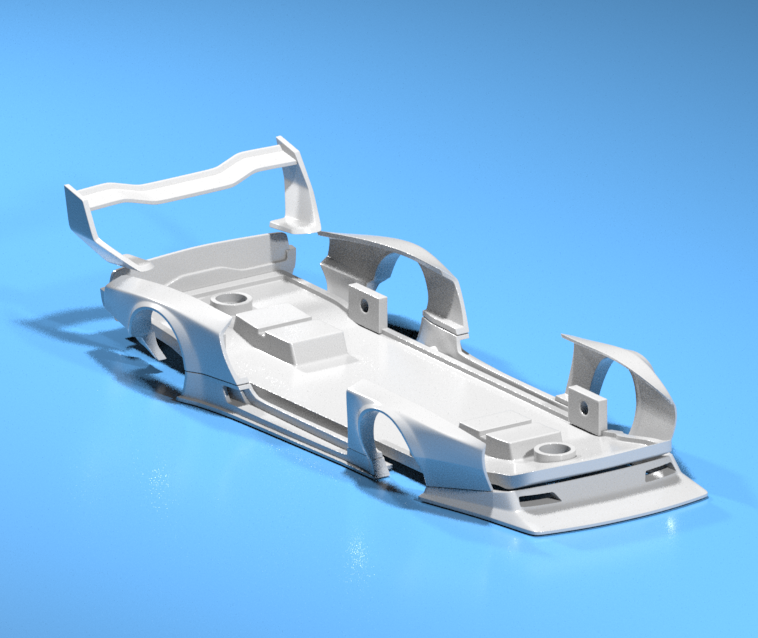 3D Resin FatBoi Wide Body Kit for Hot Wheels Daytona – Custom Muscle ...