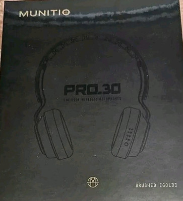 Munitio Pro30 Tactical Wireless Headphones - Brushed Gold | eBay
