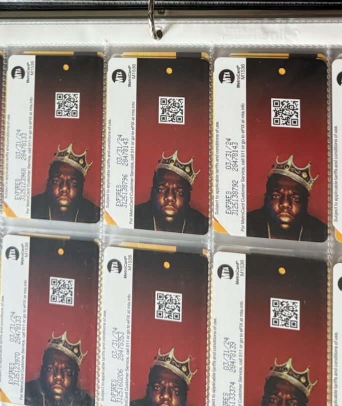 Mint Biggie Smalls Metrocard 50th Birthday The Notorious BIG B.I.G. Hip ...