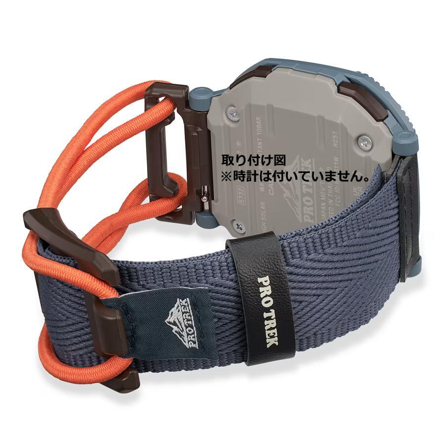 CASIO Genuine Band Protrek PRJ-B001B Men's Watch Parts Navy Nylon Set ...