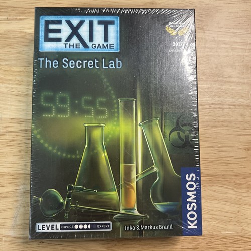 Exit the Secret Lab Game At Home Escape Room Ages 12+ Kosmos NEW | eBay